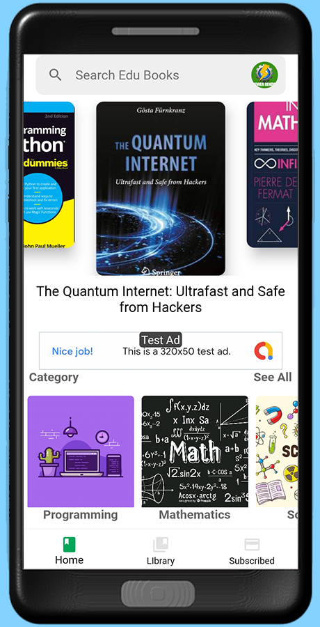 Edu Ebook - Flutter Ebook App + Admin Panel by powerrenderdev | CodeCanyon